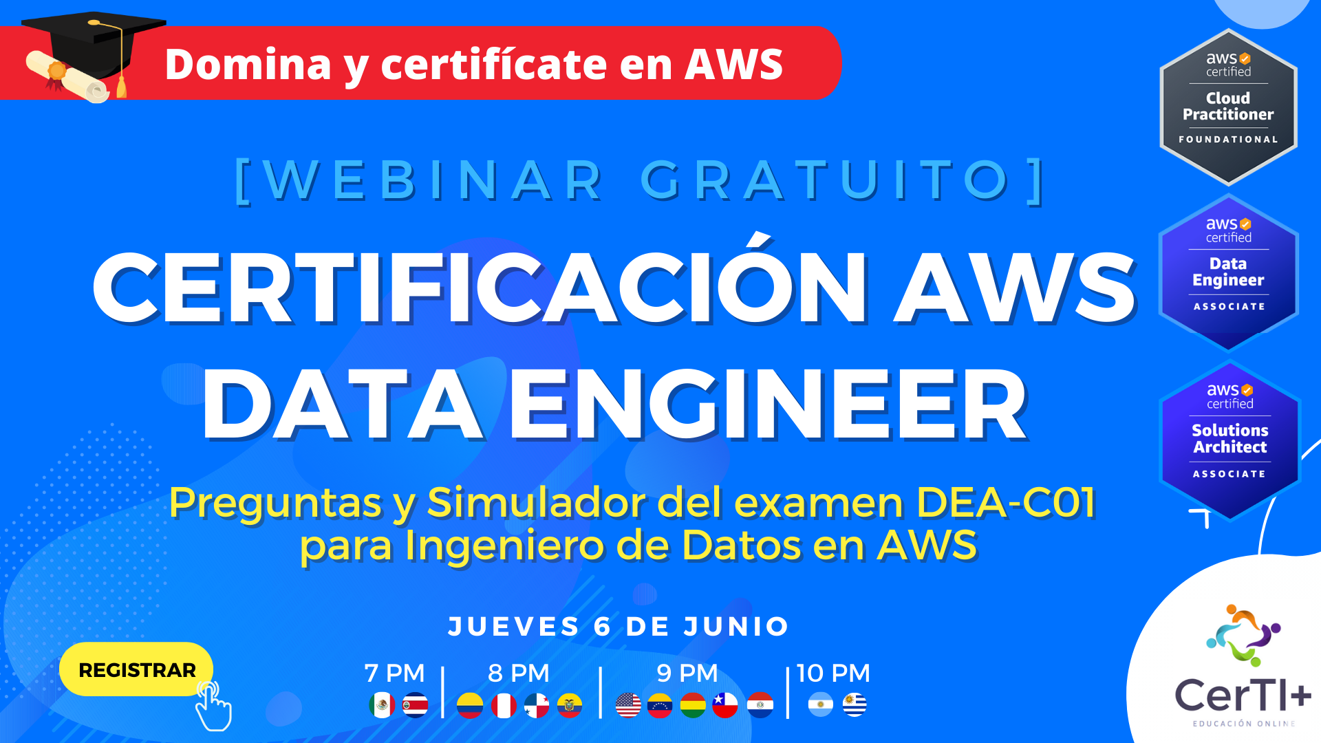 Certificacion AWS Data Engineer – CerTI+