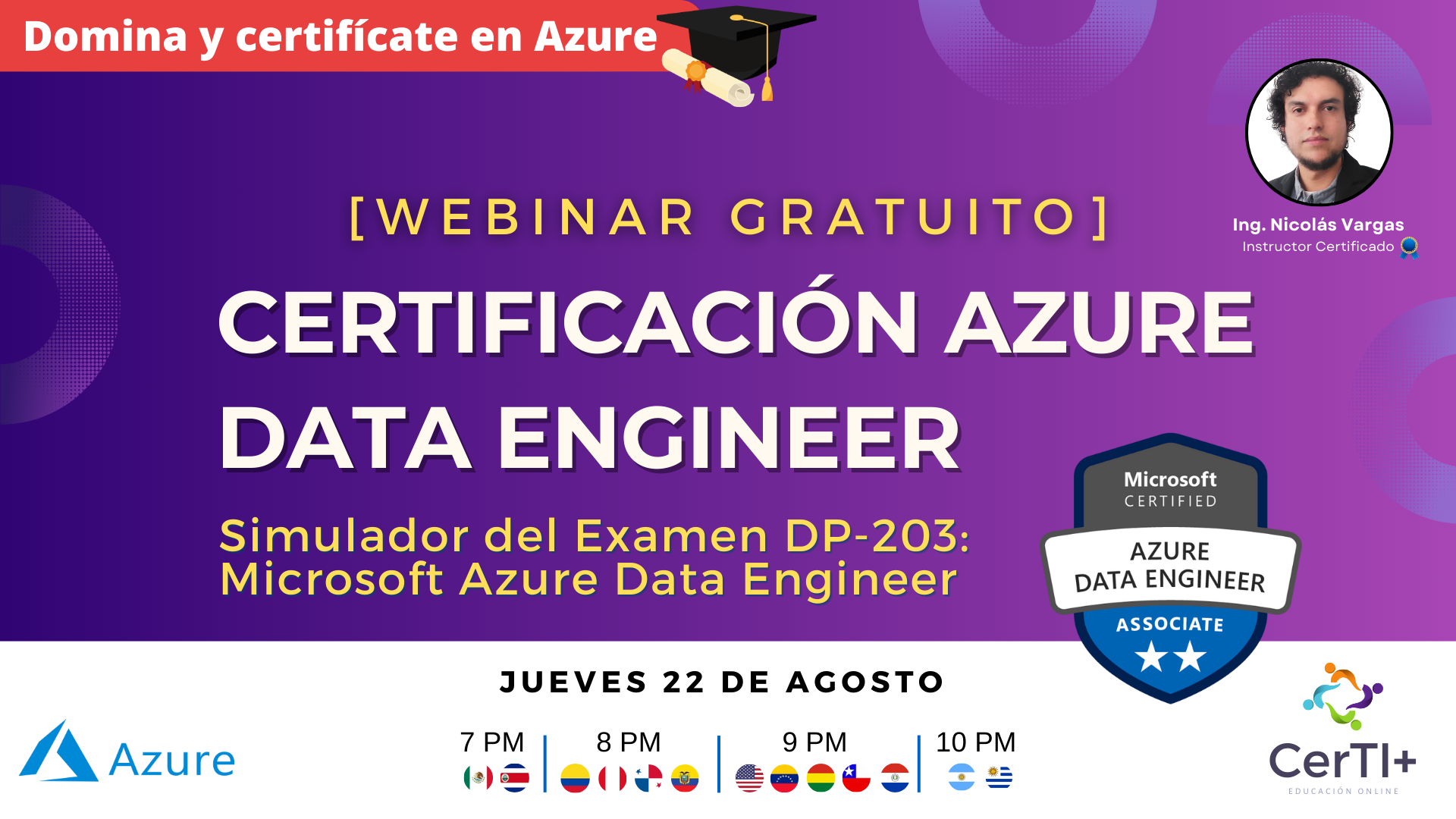 Certificacion Azure Data Engineer – CerTI+