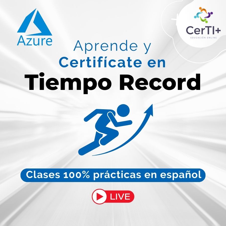 Curso Azure Data Fundamentals + Data Engineer (Doble Certificación) – CerTI+